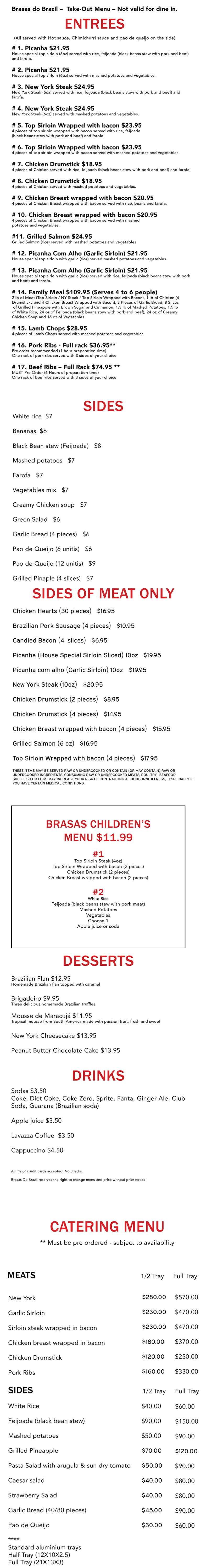 QR Code – Catering - Brasas Brazil